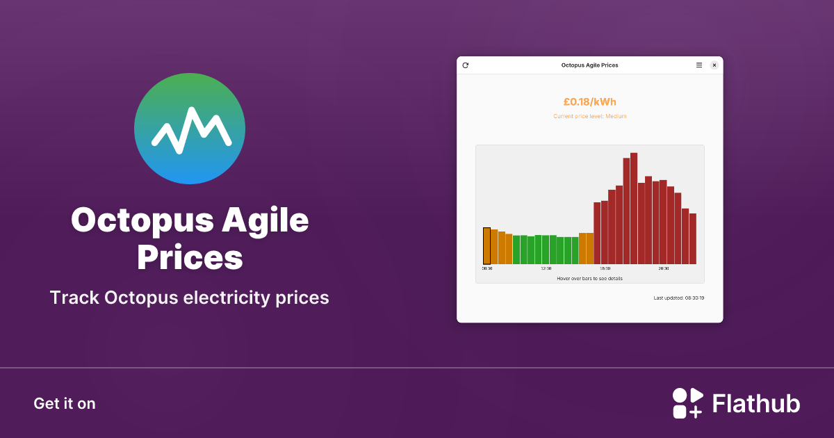 Install Octopus Agile Prices on Linux | Flathub