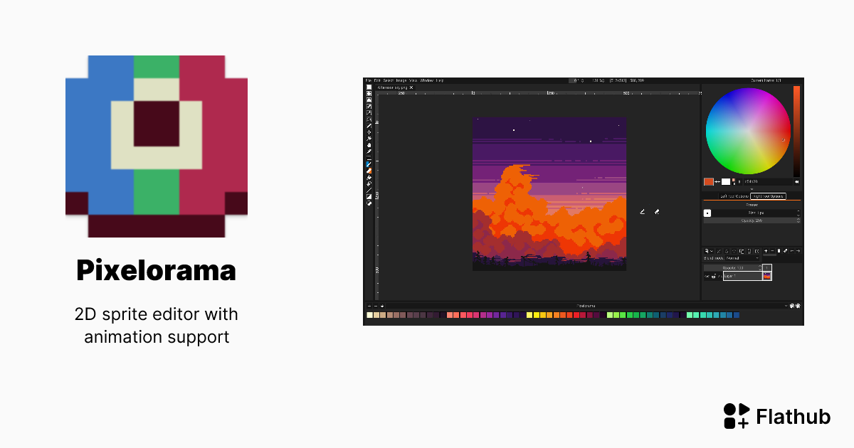 Instalar Pixelorama en Linux | Flathub