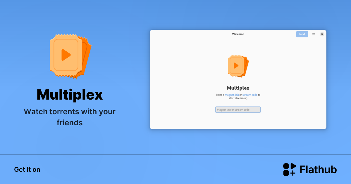Install Multiplex on Linux | Flathub
