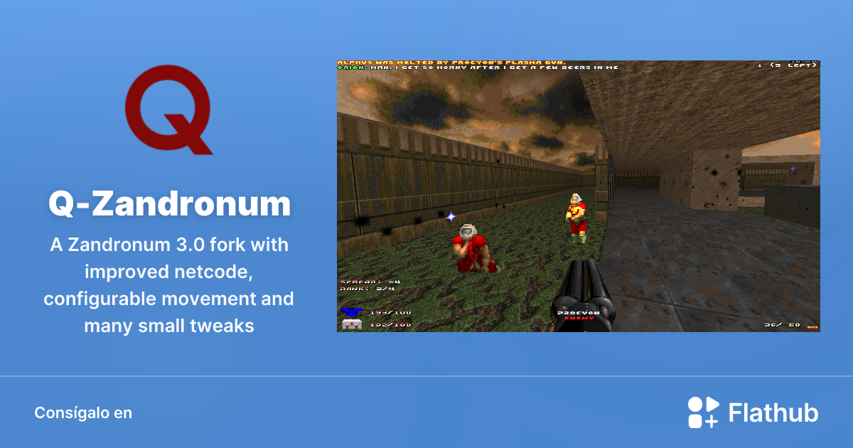 Instalar Q-Zandronum en Linux | Flathub