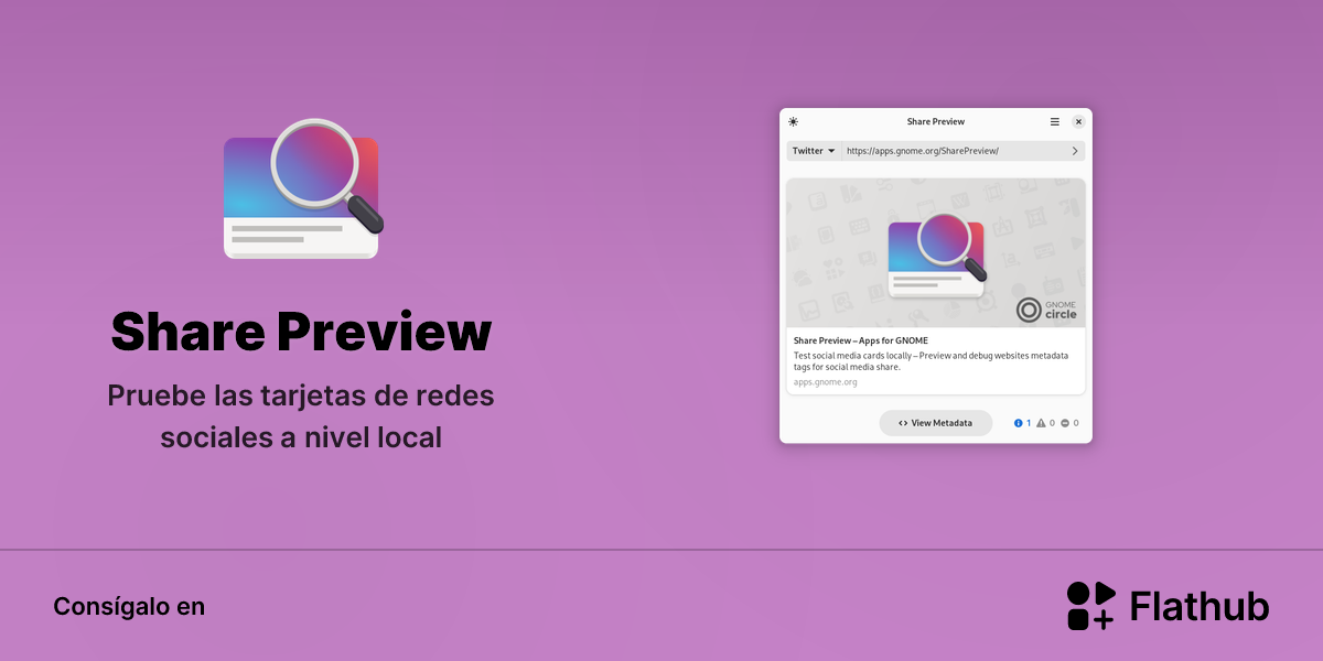 Instalar Share Preview en Linux | Flathub