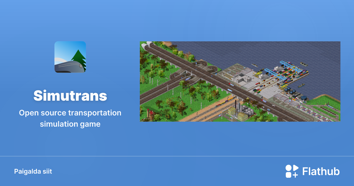 Paigalda Simutrans Linuxis | Flathub