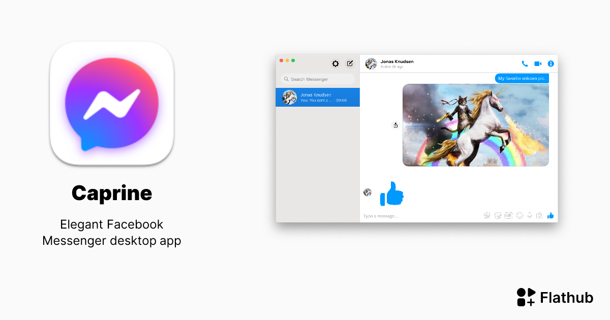 Instalar Caprine en Linux | Flathub