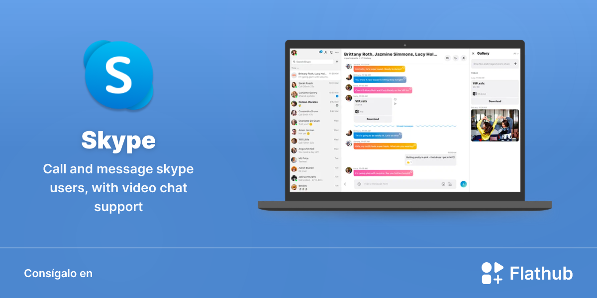 Instalar Skype en Linux | Flathub