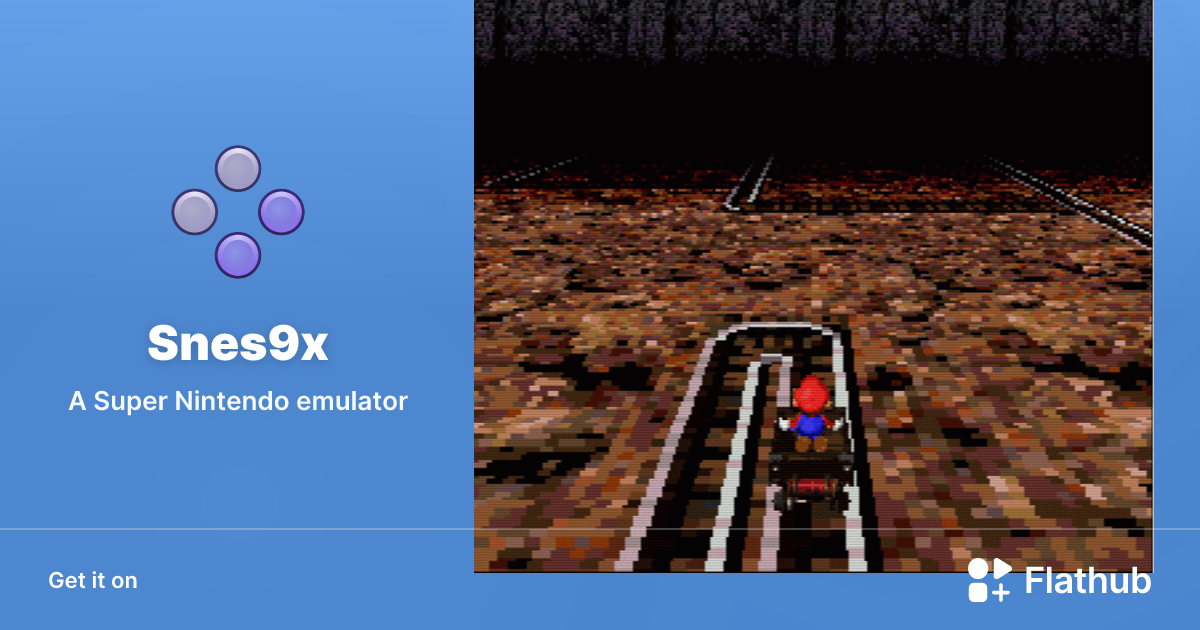 Install Snes9x on Linux | Flathub