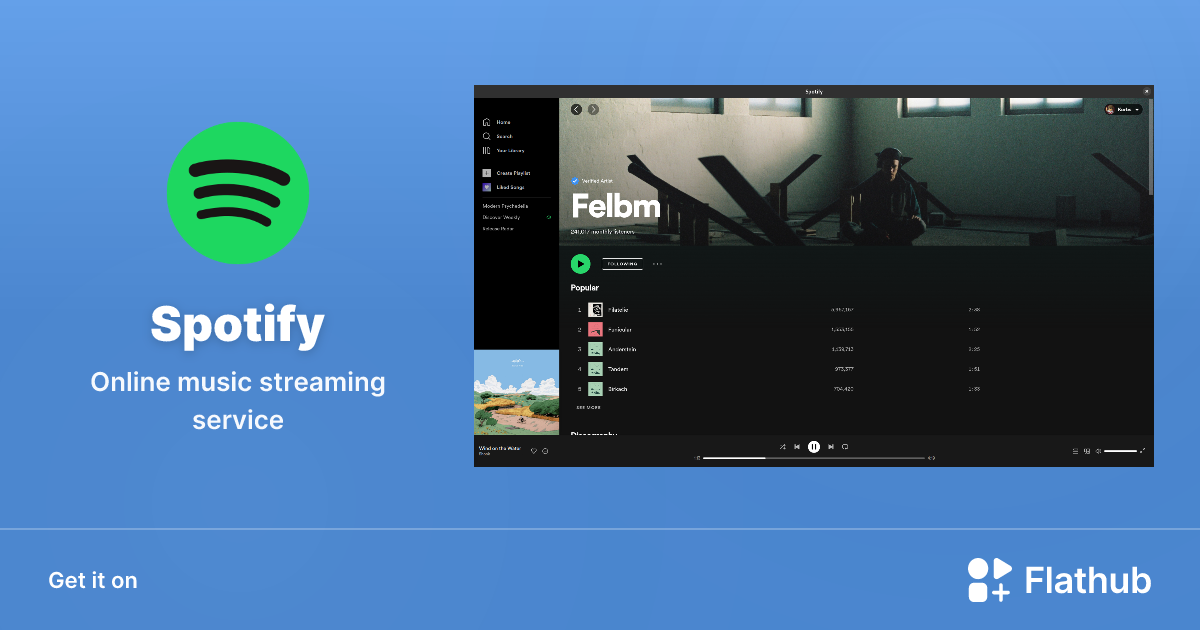 Install Spotify on Linux | Flathub