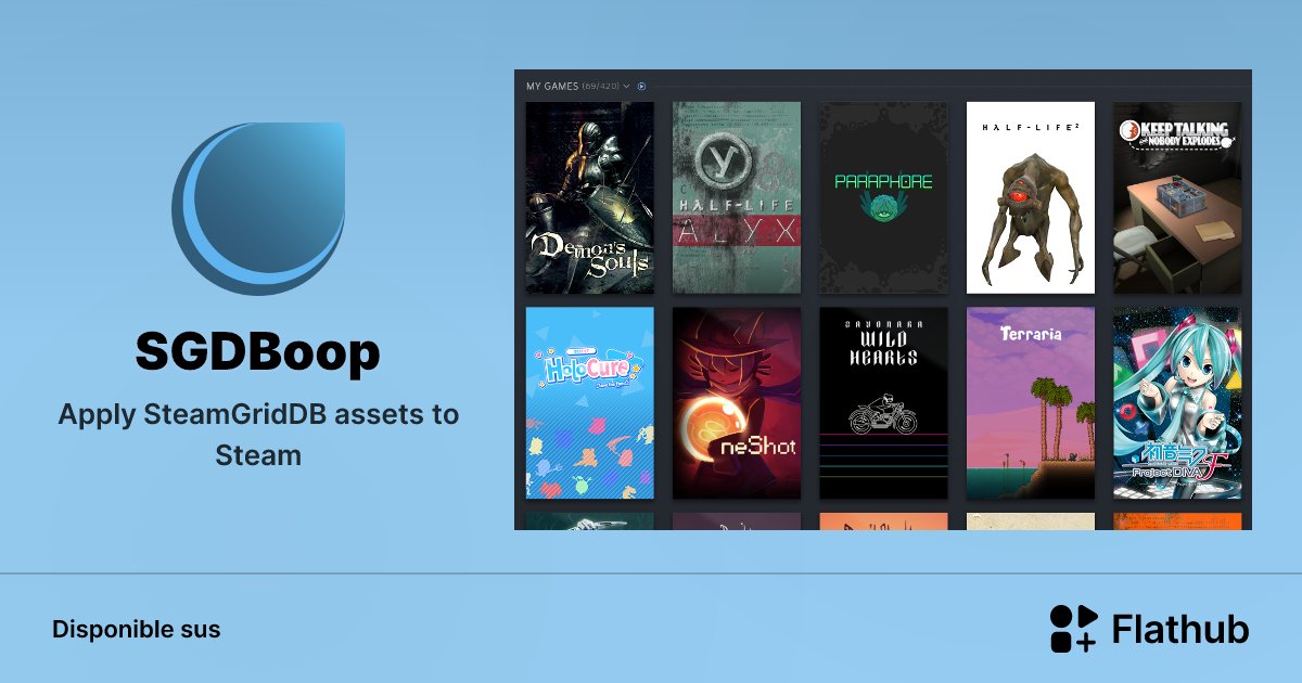Installar SGDBoop sus Linux | Flathub