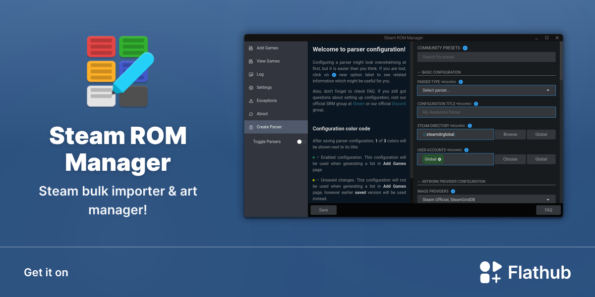 نصب Steam ROM Manager روی گنو/لینوکس | فلت‌هاب