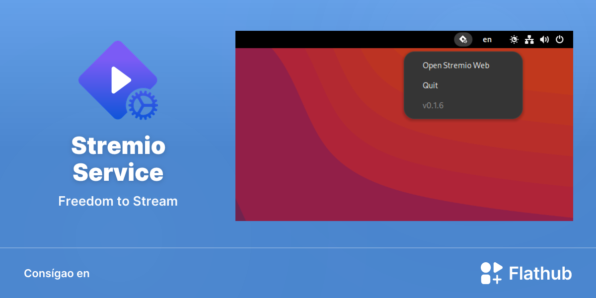 Instalar Stremio Service en Linux | Flathub
