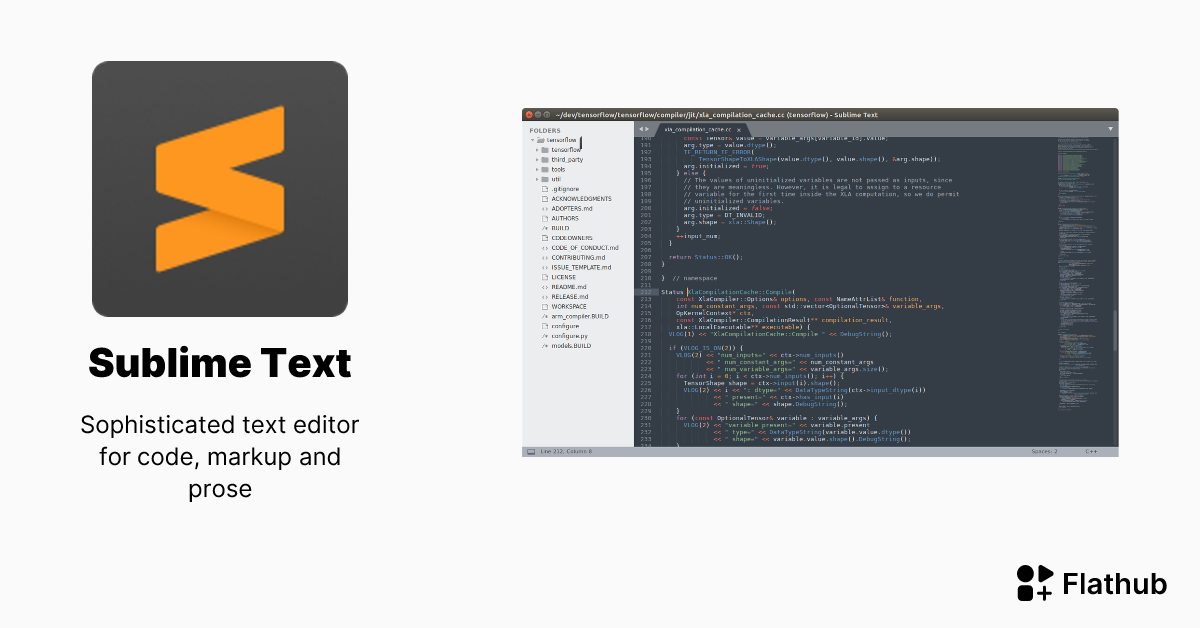 Suiteáil Sublime Text ar Linux | Flathub