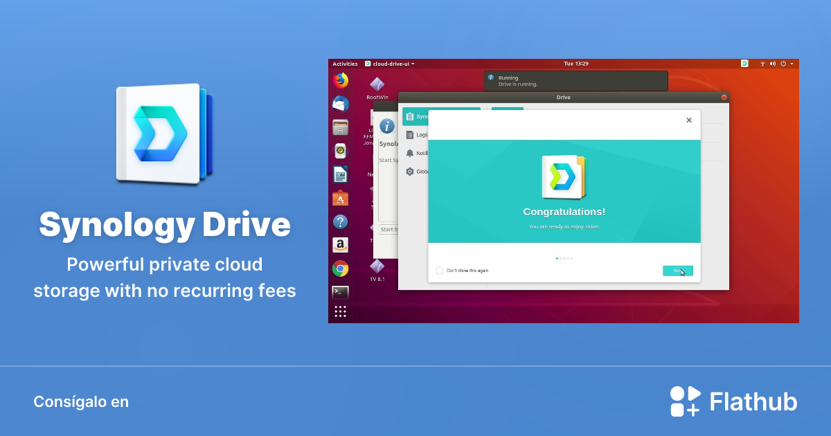 Instalar Synology Drive en Linux | Flathub