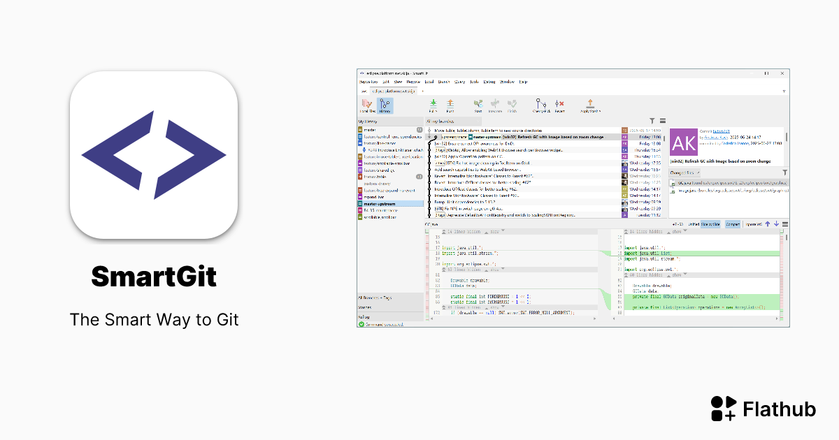 在 Linux 上安装 SmartGit | Flathub