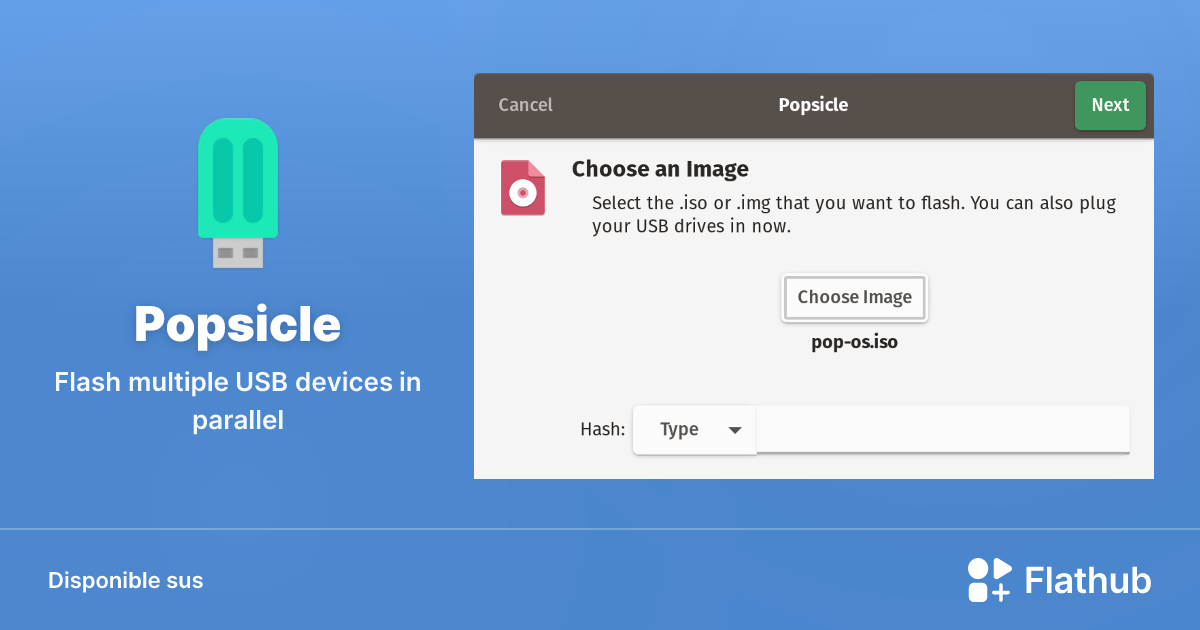 Installar Popsicle sus Linux | Flathub