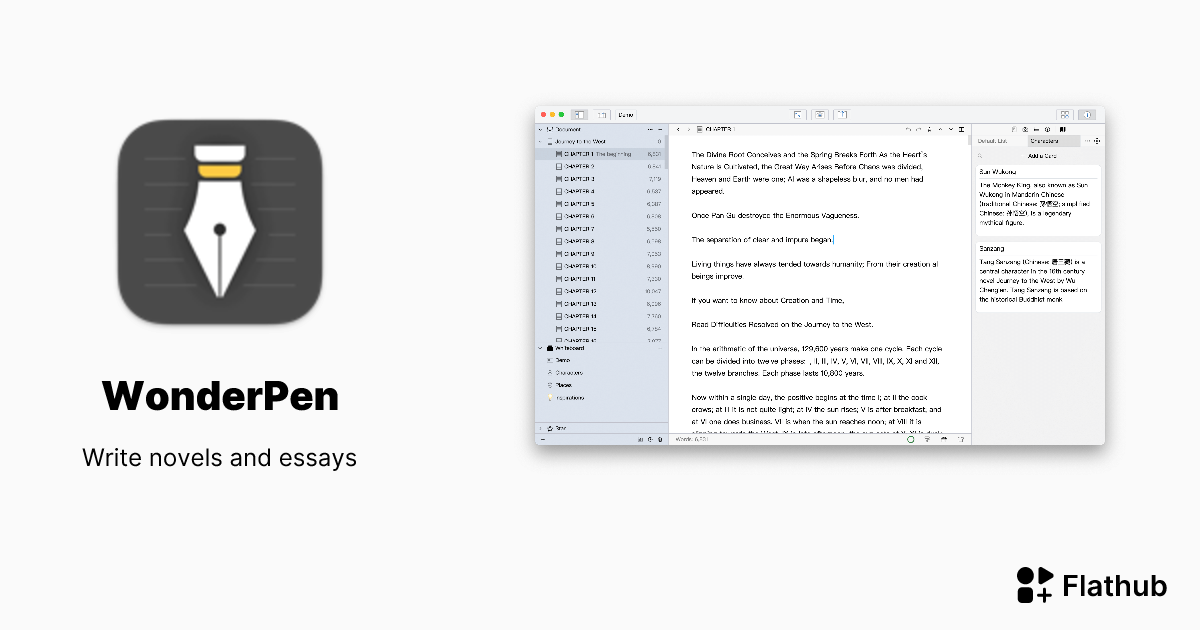 Installera WonderPen på Linux | Flathub