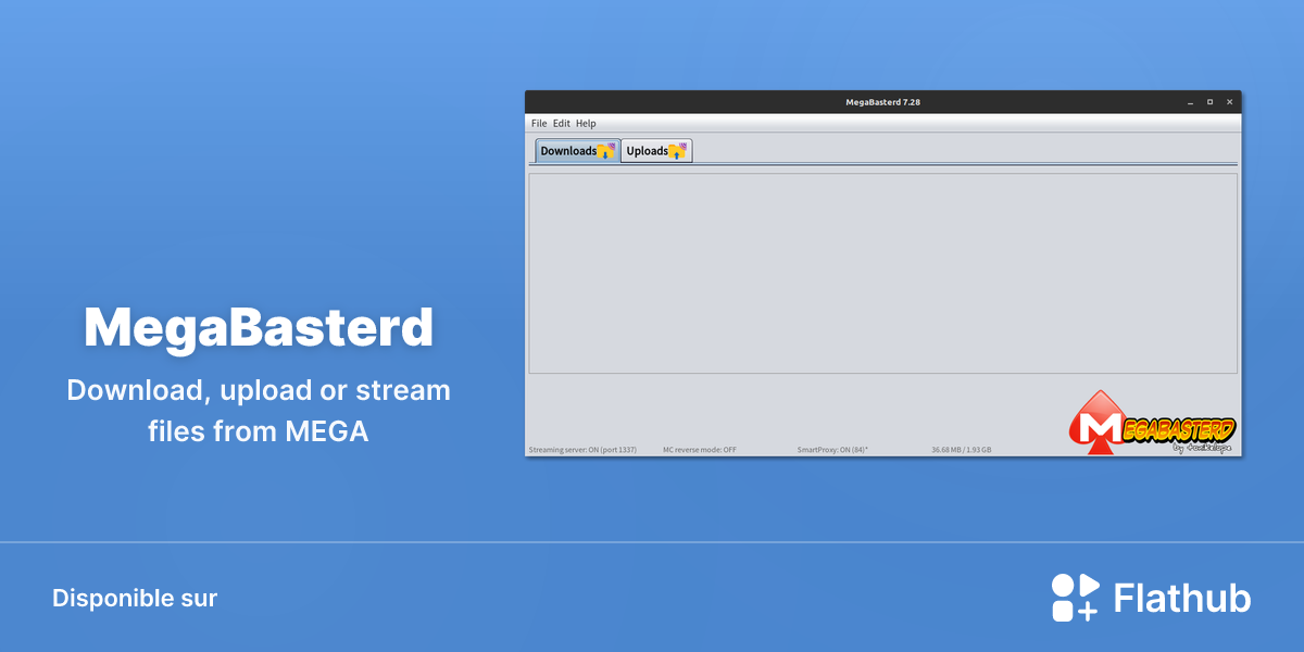 Installer MegaBasterd sur Linux | Flathub