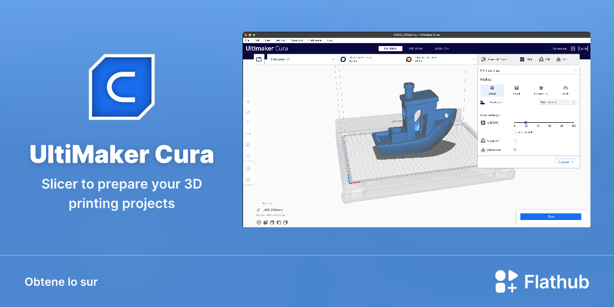 Installar UltiMaker Cura sur Linux | Flathub