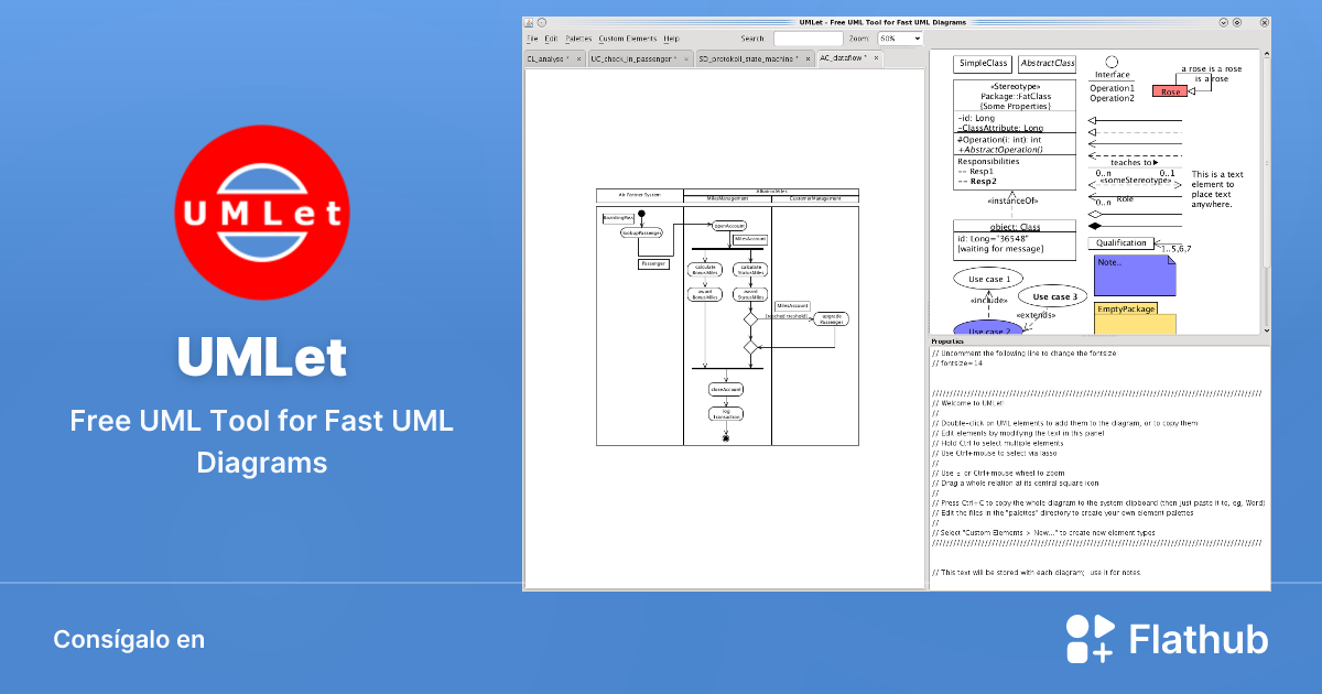 Instalar UMLet en Linux | Flathub