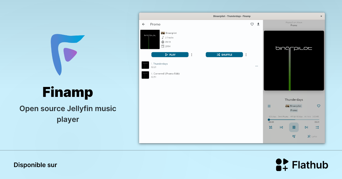 Installer Finamp sur Linux | Flathub