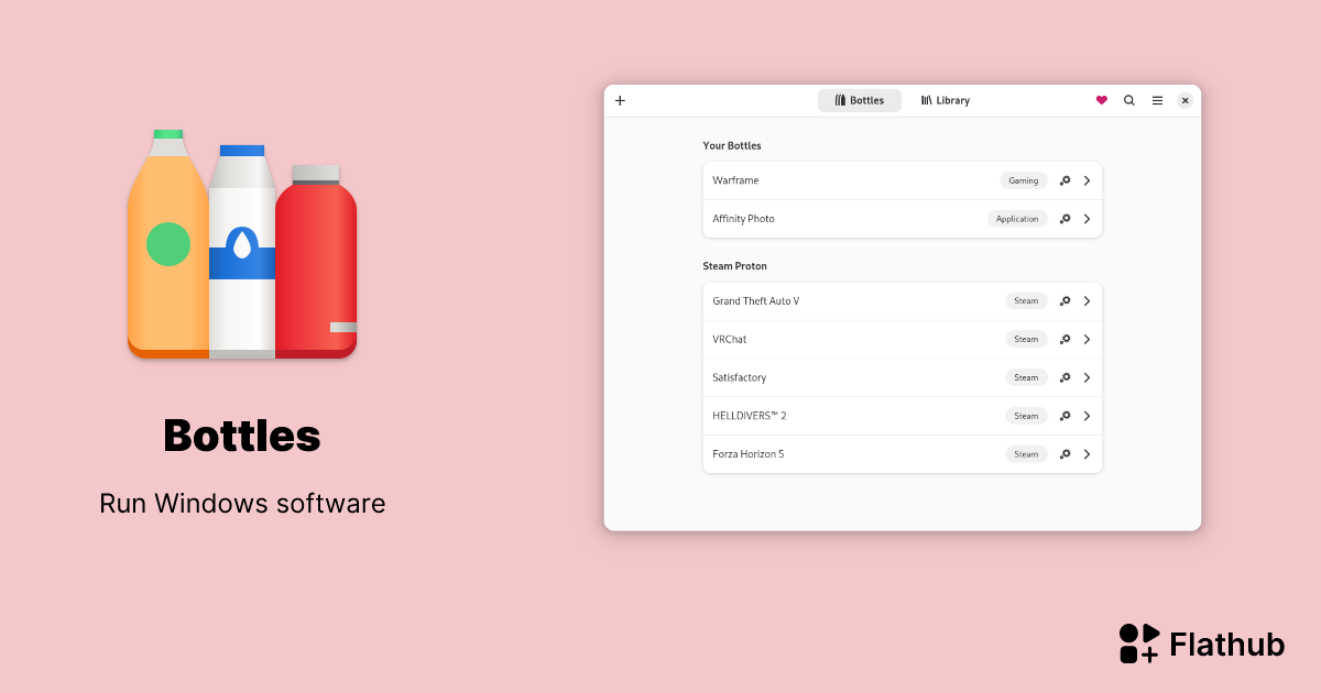 Install Bottles on Linux | Flathub