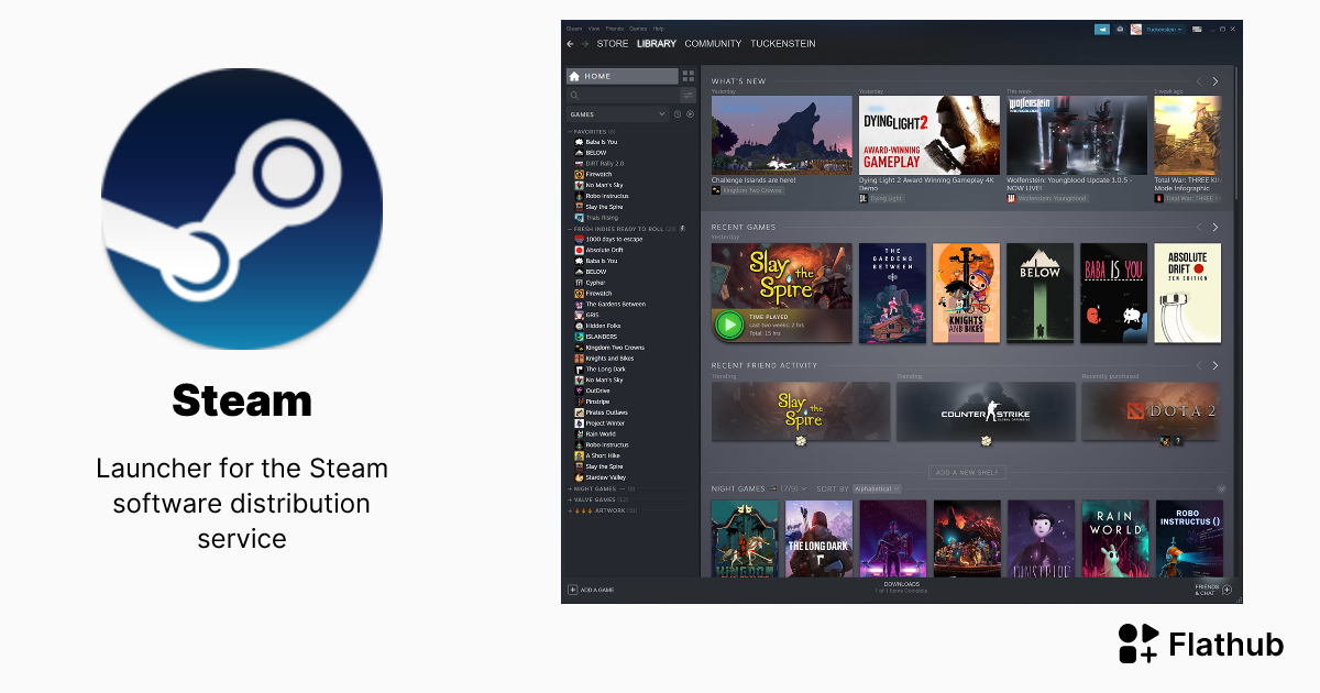 Menginstal Steam di Linux | Flathub