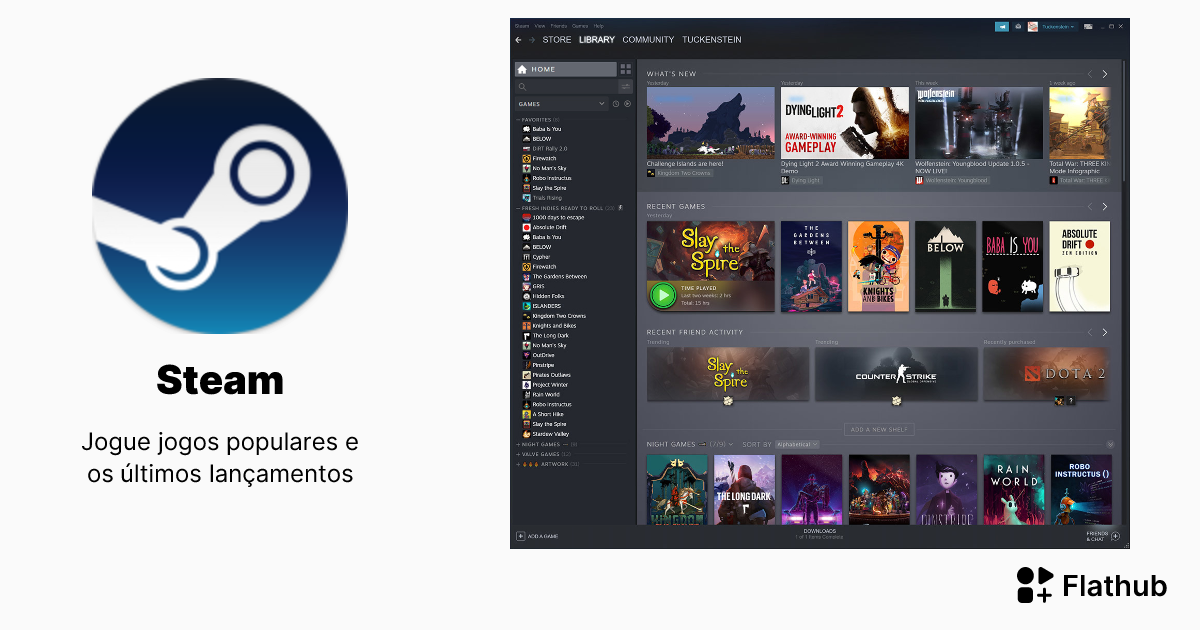 Instalar Steam no Linux | Flathub