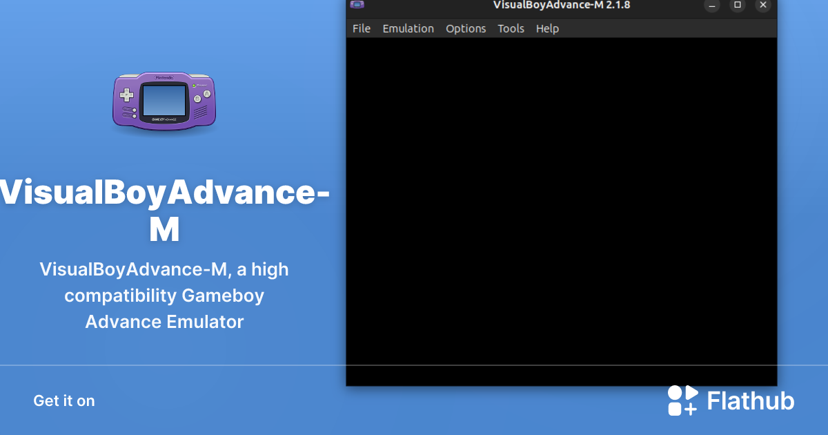Install VisualBoyAdvance-M on Linux | Flathub