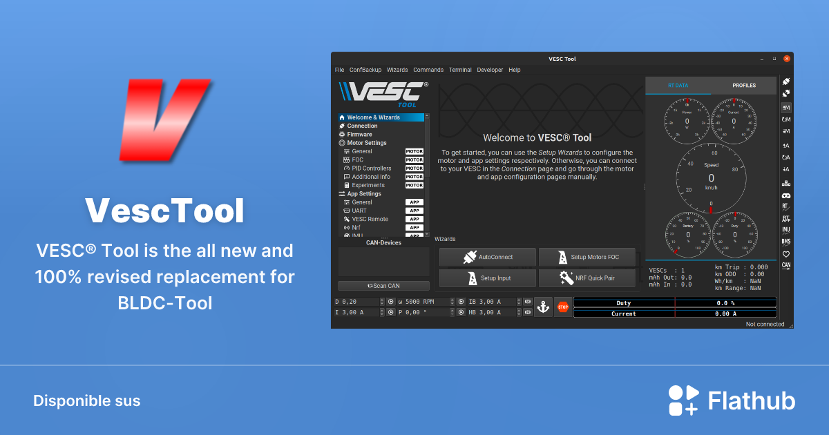 Installar VescTool sus Linux | Flathub