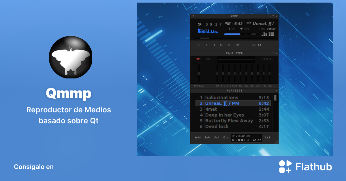 Instalar Qmmp en Linux | Flathub