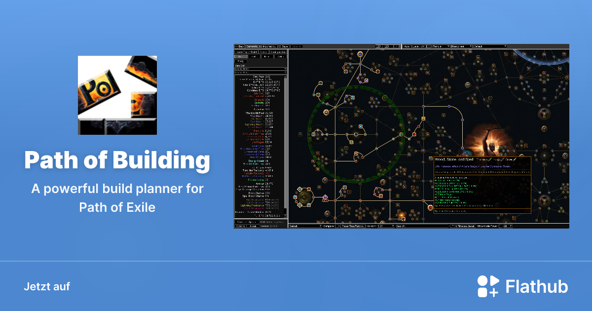 Path of Building auf Linux installieren | Flathub