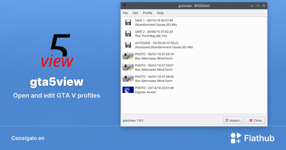 Instalar gta5view en Linux | Flathub