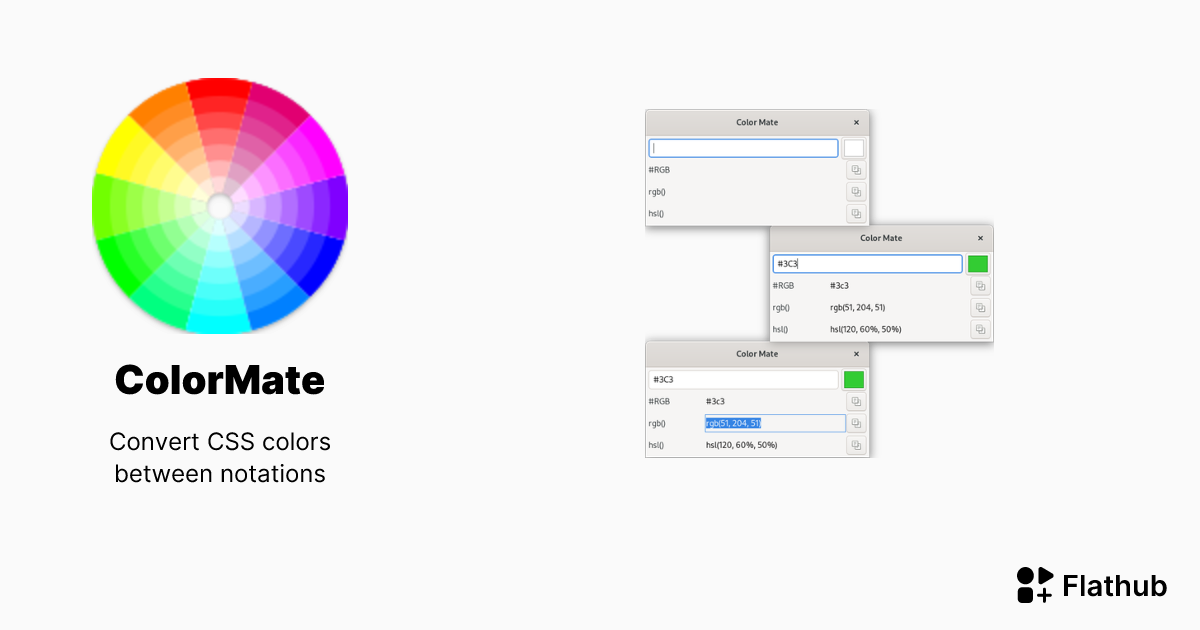 Install ColorMate on Linux | Flathub