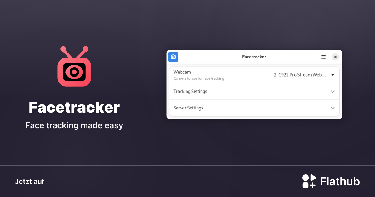 Facetracker auf Linux installieren | Flathub