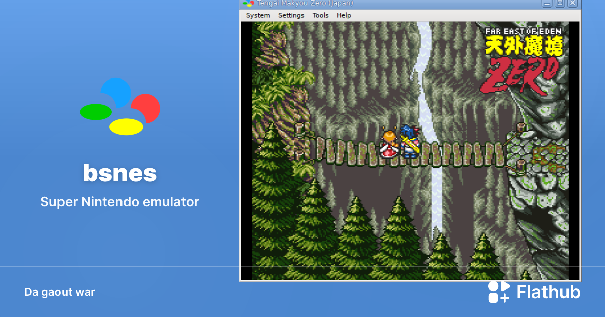 Install bsnes on Linux | Flathub