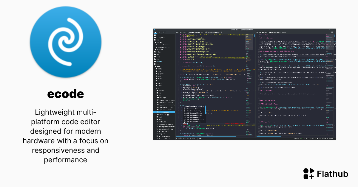 Install ecode on Linux | Flathub