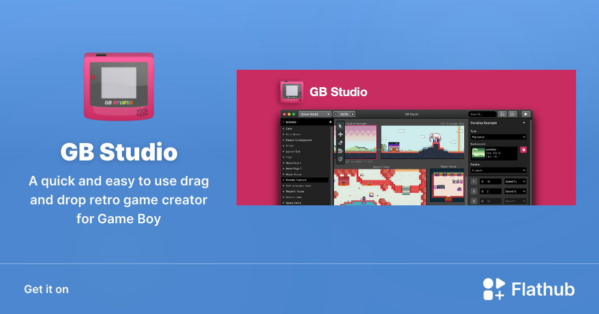 Install GB Studio on Linux | Flathub
