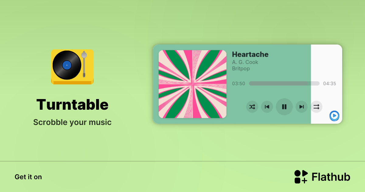 Install Turntable on Linux | Flathub