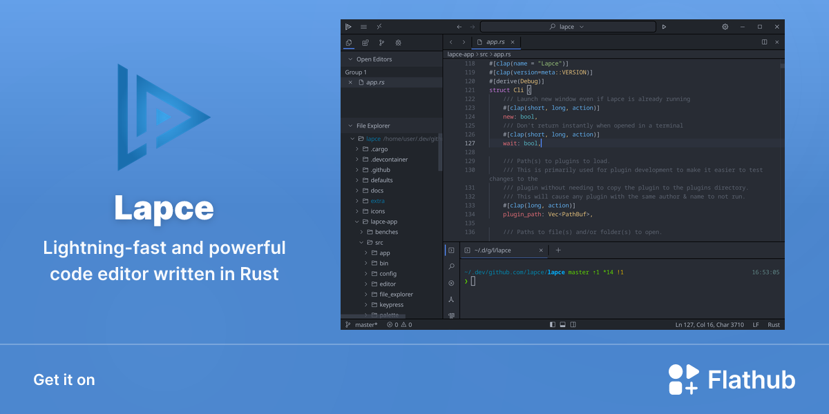 Install Lapce on Linux | Flathub