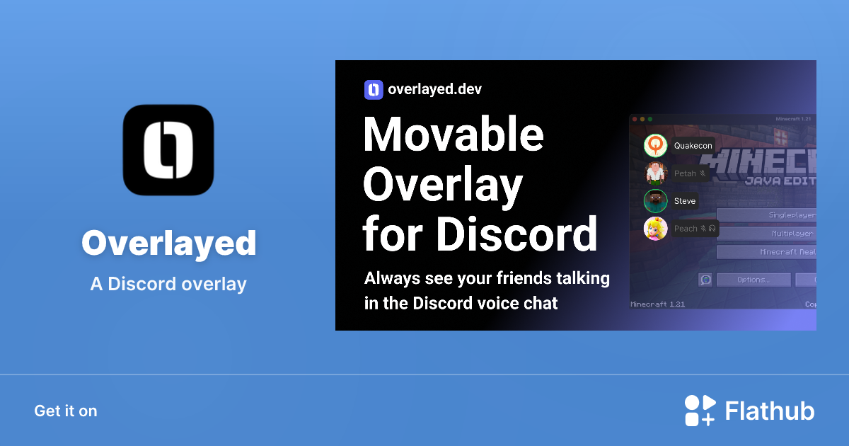 Install Overlayed on Linux | Flathub