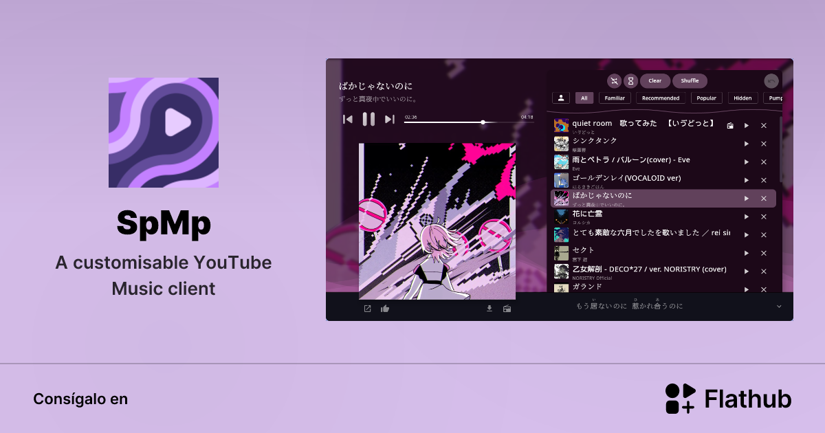 Instalar SpMp en Linux | Flathub