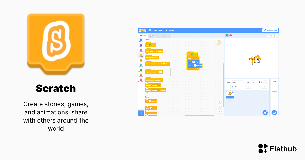 Install Scratch on Linux | Flathub