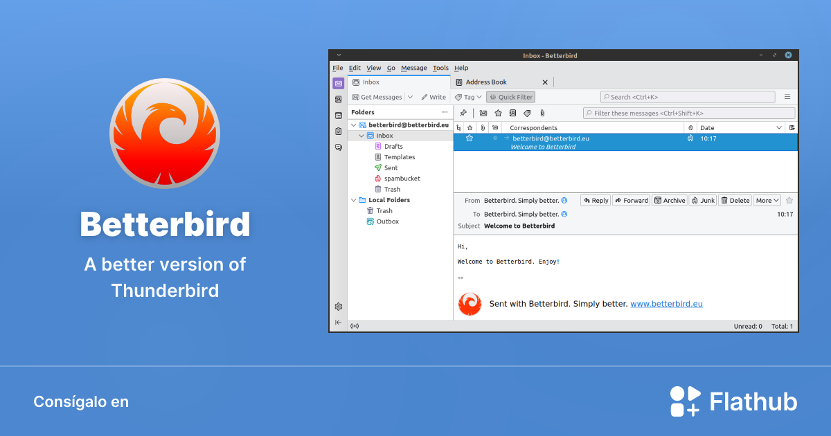 Instalar Betterbird en Linux | Flathub