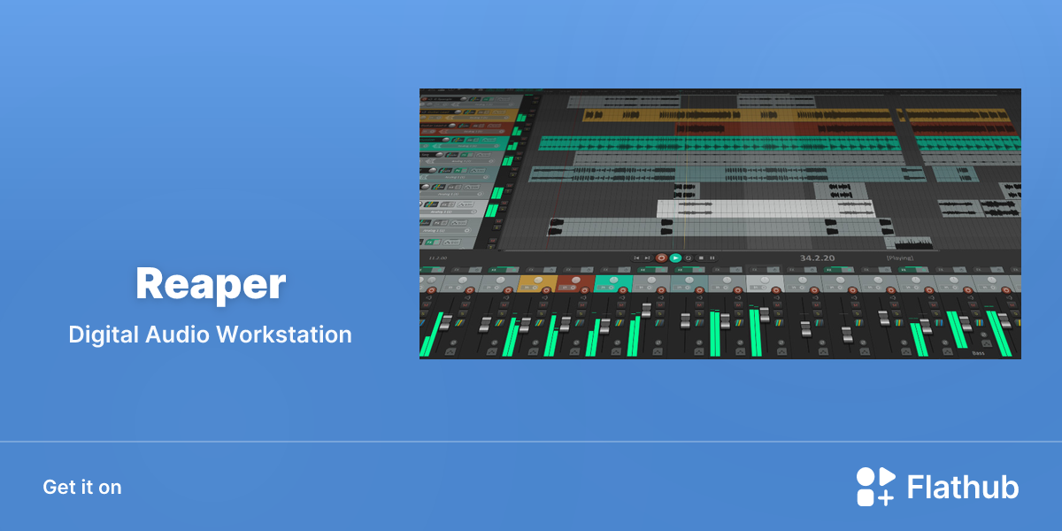 Install Reaper on Linux | Flathub