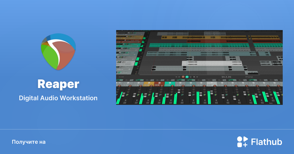 Установить «Reaper» на Linux | Flathub