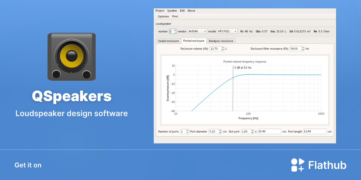 Install QSpeakers on Linux | Flathub