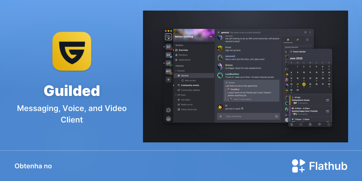 Instalar Guilded no Linux | Flathub