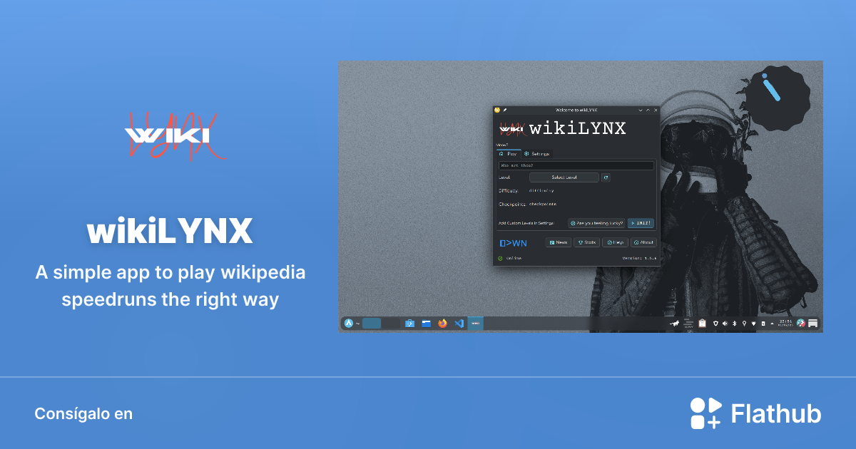 Instalar wikiLYNX en Linux | Flathub