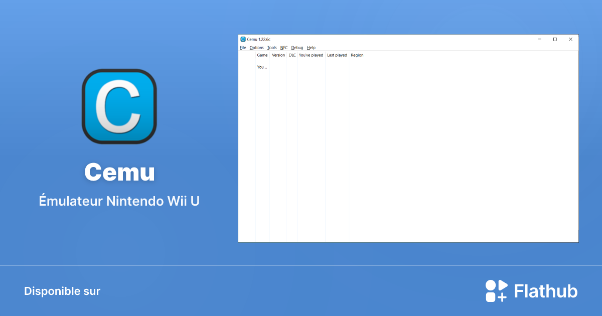 Installer Cemu sur Linux | Flathub