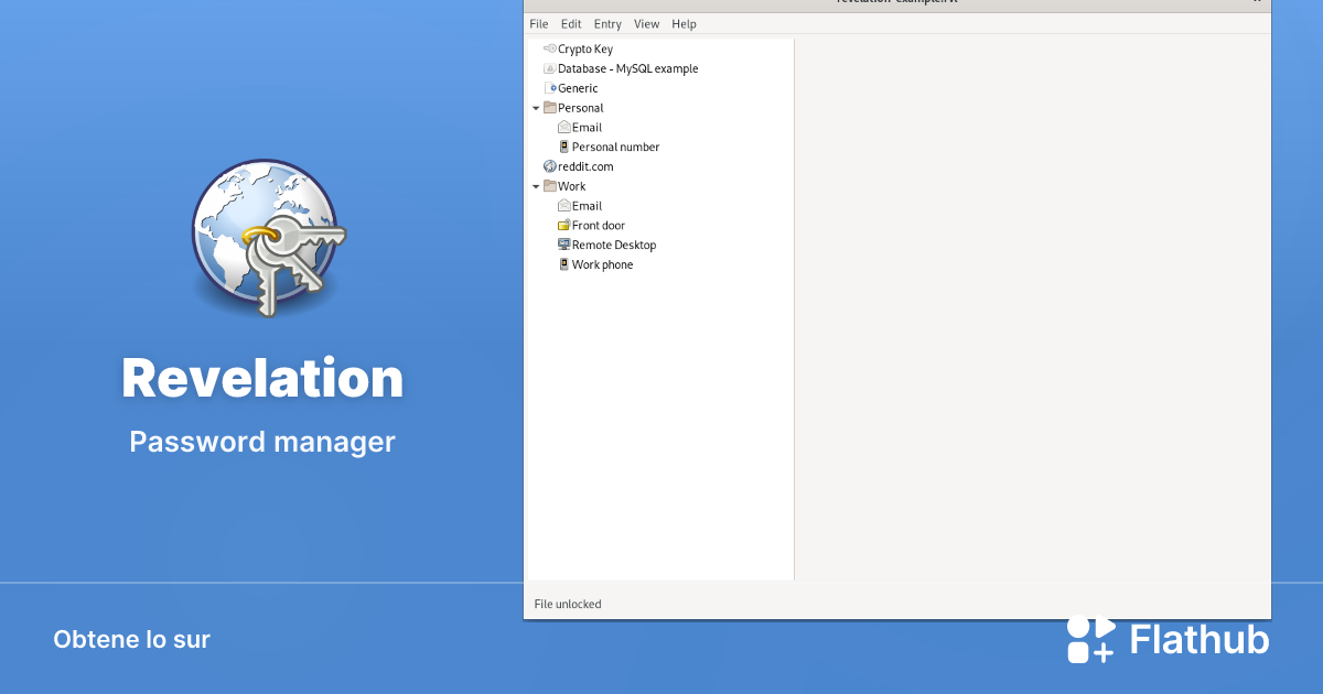 Installar Revelation sur Linux | Flathub