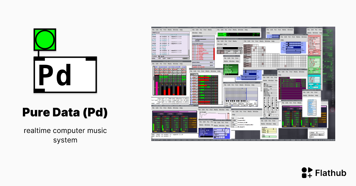 Instalar Pure Data (Pd) en Linux | Flathub