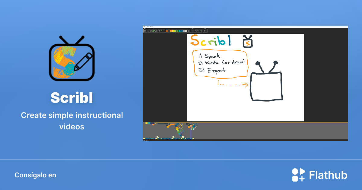 Instalar Scribl en Linux | Flathub